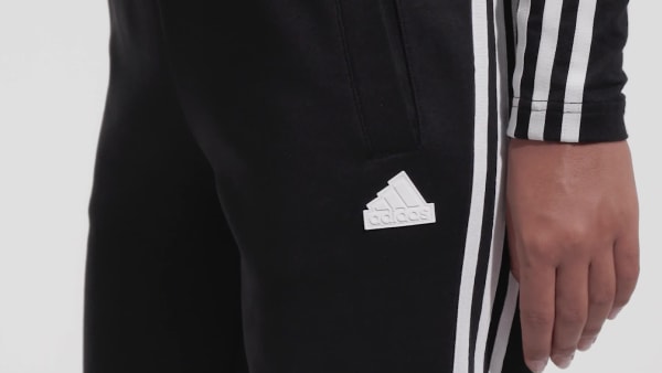 adidas Future Icons 3-Stripes Regular Tracksuit Bottoms - Black | adidas UK
